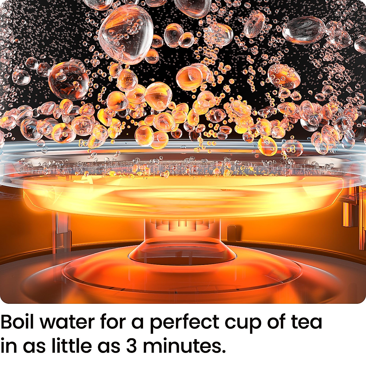 Chefman 1L Electric Tea Kettle with LED Lights, Automatic Shut Off, Removable Lid, Boil-Dry Protection, Hot Water Electric Kettle Water Boiler, Electric Kettles for Boiling Water