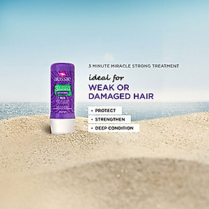 Damage Repair - Aussie Paraben-Free Total Miracle 3 Minute Miracle Conditioner w/Apricot, 8.0 fl oz (Packaging May Vary)