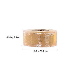 GANAZONO Floral Tape 3 Rolls Grafting Tapes Self- Adhesive Garden Plant Repair Tapes Barrier Stretchable Clear Floristry Grafting Film for Garden Nursery Fruit Trees Budding Tree Use Clear Tape