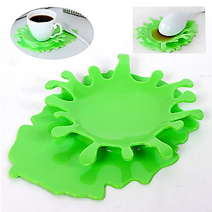 Spoon Rest Holder Ketchup Shape Holders Splash Spoon Rest by Mustard Kitchen Cooking Aid Cup Holder Spatula Spoon Rack Shelf Creative Gift (blue)