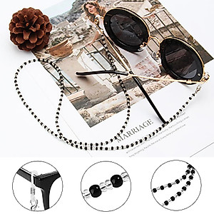 Damanse Eyeglass Chain,8 Pcs Eye Glasses Strap Holders around Neck For Women,Beaded Glasses Chain (8pcs-h)