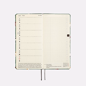 Hobonichi Techo Weeks [English/Tall and Slim Size/January 2024 Start] Bow & Tie: Cats & Me