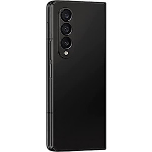 Galaxy Z Fold 4 Cell Phone, Factory Unlocked Android Smartphone, 256GB, Flex Mode, Dual Sim (1x eSim + 1x Nano) Multi Window View, Foldable Display, Korean International Version, Phantom Black
