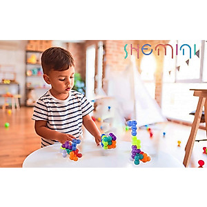 Kids Magnetic Building Puzzle Blocks, Set of 7 Multicolored Cubes, Magnets Fidget for Kids, Teens and Adults, Sensory Toys for Adults and Kids