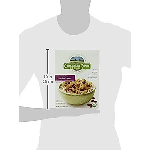 Cascadian Farm Organic Raisin Bran Cereal, 12 oz (10 Pack)