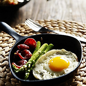 Sori Yanagi Nanbu Ironware Mini Bread with Simple Design That Can Be Served As It Is For Your Table, 6.3 inches (16 cm), Made in Japan, Stainless Steel Lid Included, Induction Compatible