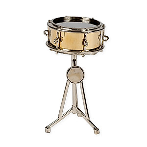 Snare Drum Miniature Replica Light Wood Tone 1.5 x 3 Resin Refrigerator Magnet