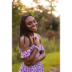 Cherry Tree Collection Semi Precious Gemstone Beaded Stretch Bracelet 8mm Round Beads 7" (Lace Agate - Blue)