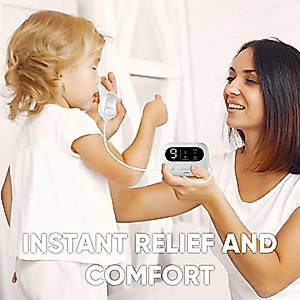 LittleTora Pro Baby Nasal Aspirator - Hospital Grade Suction with Built-in Music & Night Light - Rechargeable Nose Booger Sucker for Infants Babies Kids Toddlers - Snot Removal