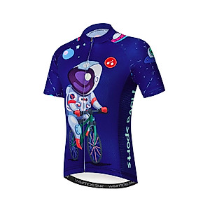 Cycling Jersey Kids Biking Top Summer Short Sleeve Boys Bike Jersey Children MTB Girls Bicycle Clothing