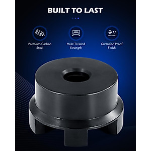 Orion Motor Tech Wheel Bearing Puller Tool Kit Compatible with Harley Davidson Motorcycles, Wheel Bearing Remover Installer Tool Set for 0.75" 1" 25mm Bearings Compatible with Hogs from 2000, 11 Pcs