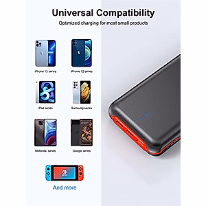 RETMSR Portable Charger, Power Bank 30000mAh Battery Pack with 22.5W Fast Charging, 4 Outputs External Charger PD 20W USB C for iPhone, Samsung, Pad Mini, and More