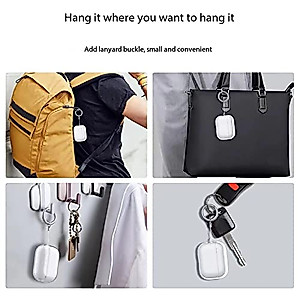 Case Compatible for Airpods Pro 2nd Generation, New Soft TPU Shell Cover Shock Resistant Rugged Shell Protective Case with Keychain Suitable for AirPods Pro 2 (Clear A)