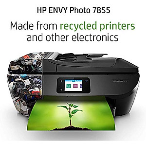 HP ENVY Photo 7855 All in One color Photo Printer with Wireless Printing, HP Instant Ink ready, Works with Alexa (K7R96A)