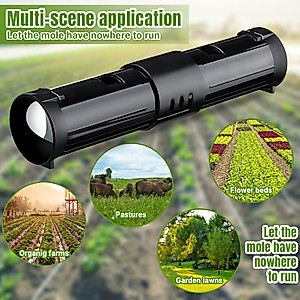 Qualirey 8 Pcs Adjustable Mole Traps for Lawns Mole Gopher Trap Killer Outdoor Mole Traps Easy Set Pocket Gopher Trap Catch and Release Live Vole Trap Mole Killer for Lawn Yard Garden Outdoor Farm