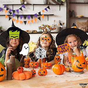 KatchOn, Scary Halloween Photo Booth Props - Large, Pack of 22 | Hocus Pocus Halloween Photo Props for Photoshoot | Halloween Selfie Props | Halloween Picture Props for Halloween Party Decorations