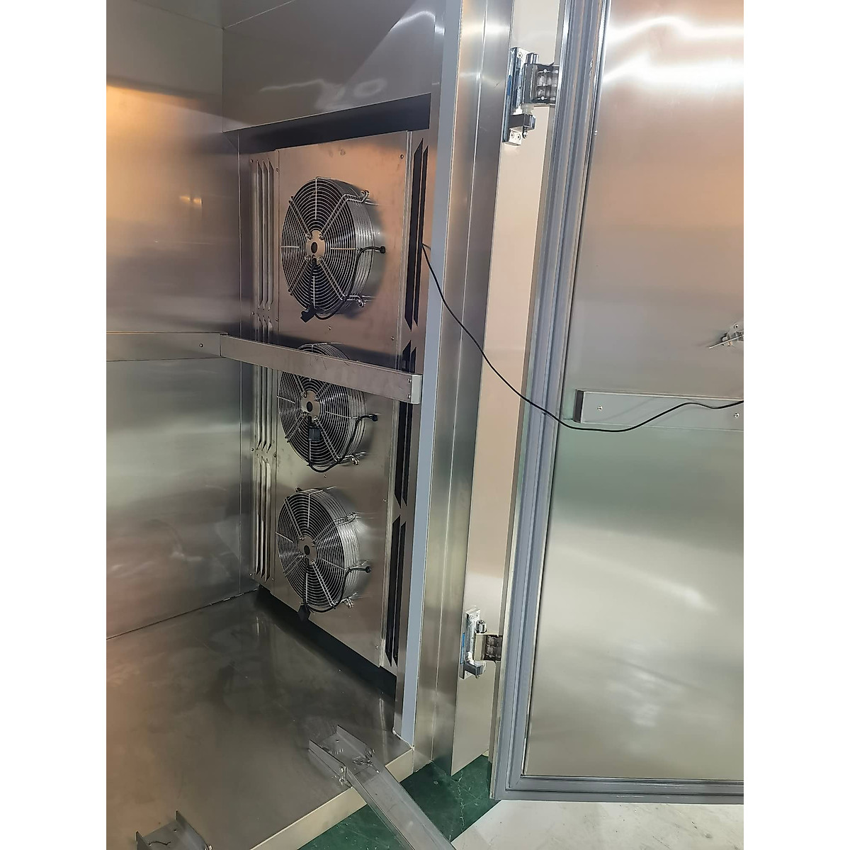 Kolice Commercial Heavy Duty 15 Trays Shock Freezing Blast Chiller & Freezer Included Trolley Cart, Chest Freezer, Restaurant Blast Freezer-Lowest temperature -40°F(-40°C)