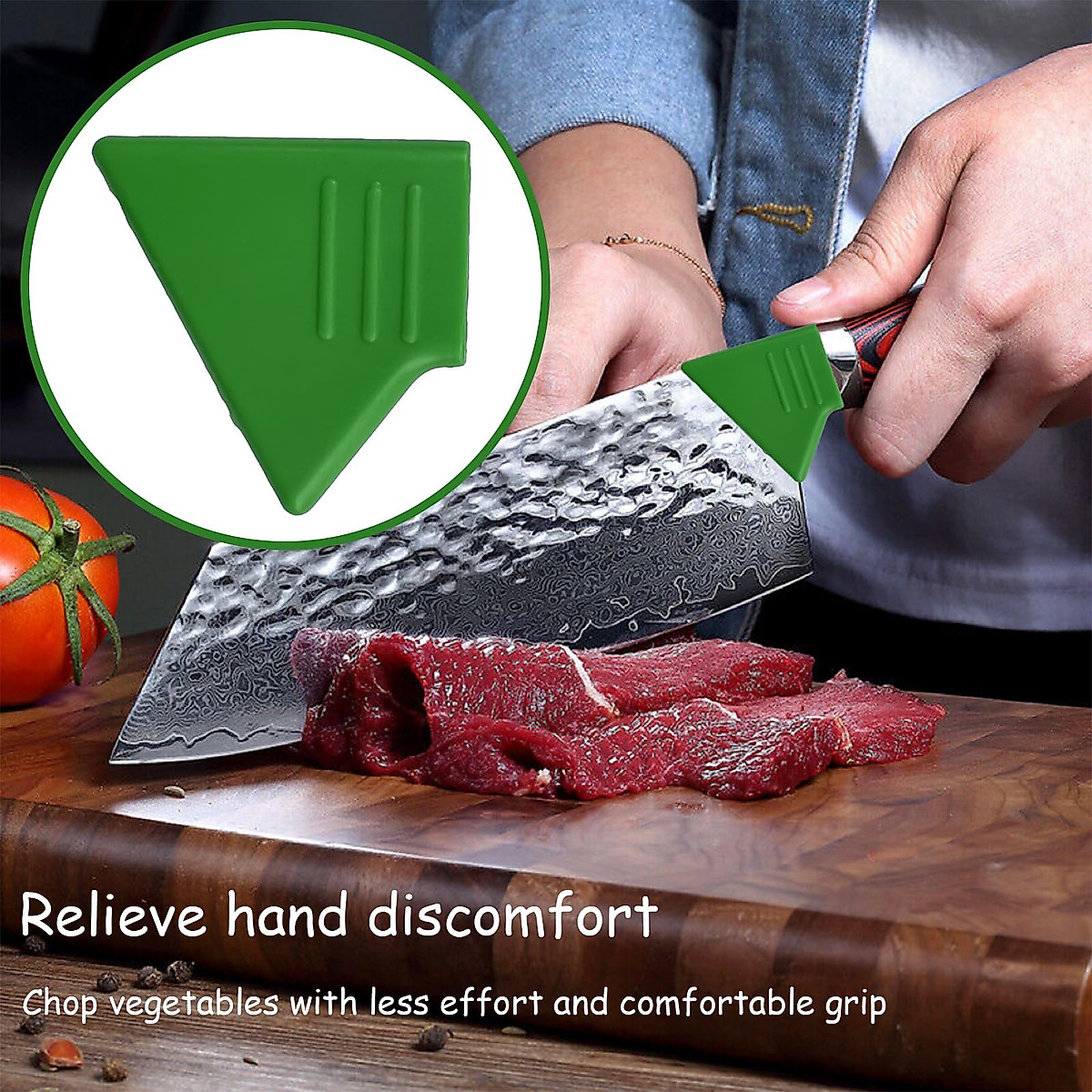 Plaeirufy 10pcs Household Knife Back Protector Universal Hand Guard Knife Back Kitchen Hand Guard Universal Meat Cutting Tool Blade Finger Hand Guards Silicone Knife Guards