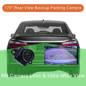Boeeda Rear View Backup Camera Compatible with Dodge Journey 2011-2020 Park Assist Camera Replaces# 56054158AB 56054158AC 56054158AD 56054158AE 56054158AF 56054158AG (Dodge Journey 2011-2020)