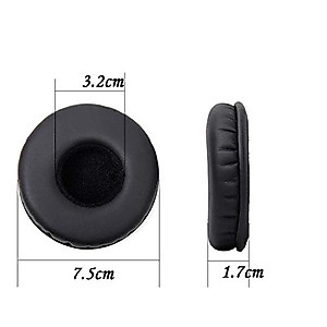 MDR NC6 Earpad Replacement Ear Pads Cushion with Memory Foam Protein Leather Compatible with Sony MDR-NC6 MDR NC6 AKG K518 K518LE K81 Headphones
