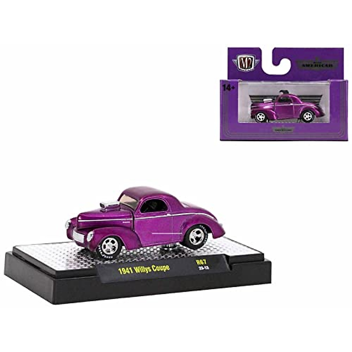 M2 Auto Meets Set of 6 Cars in Display Cases Release 67 Limited Edition 1/64 Diecast Model Cars Machines 32600-67