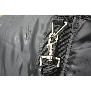 Axiom 1800D Ballistic Nylon Star Black Super Tough Heavy Weight 300G Combo Horse Blanket - 81"