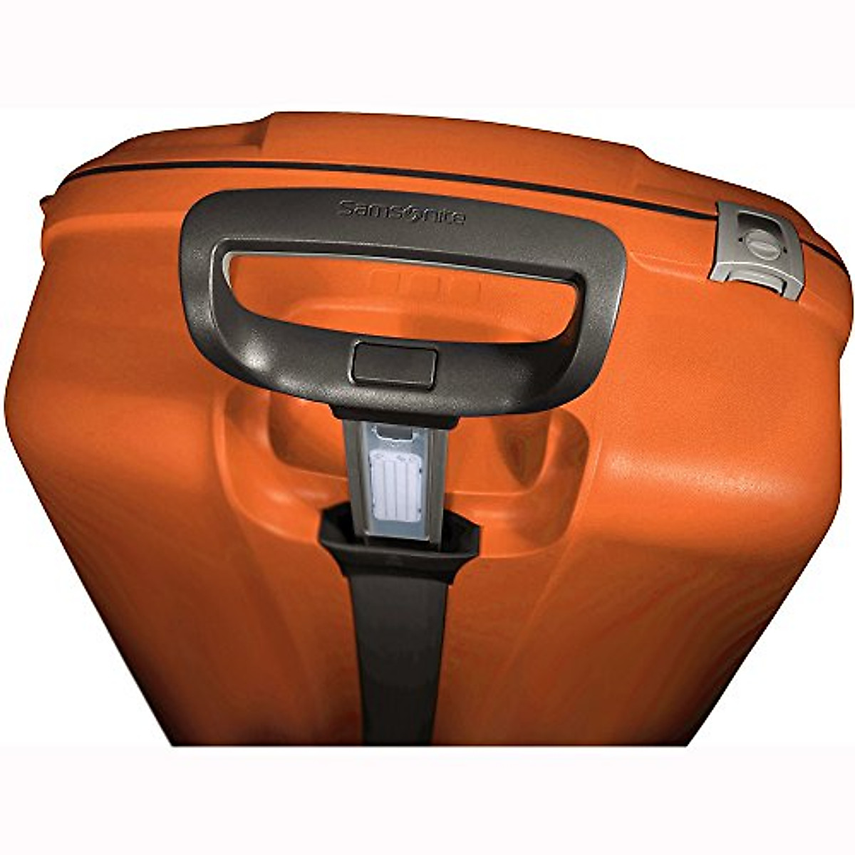 Samsonite 40859-2525 F'Lite GT 31 Inch Spinner Zipperless Suitcase - Orange Bundle w/Deco Gear Luggage Accessory Kit (10 Item)