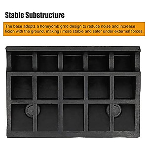 Threshold Ramp, Rubber Ramps for Wheelchairs/Driveway/Scooters, 4/5/6inch Rise Heavy Duty Curb Ramp Threshold Ramps for Garage Garden Parking Lots (Size : 14cm/5.5in)