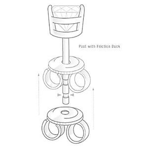 14k Yellow Gold Love Knot Earrings - 9 mm, 1.3gr.