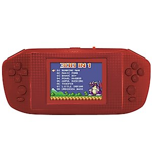 LEXiBOOK 300 Video Game Handheld Console - Red