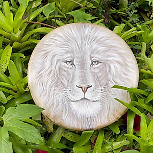 DRYEN Lion Shaman Drum, 10 Inch Lion Pattern Handmade Shaman Drum With Drum Stick, Spiritual Instrument, Exquisite Look, Siberian Drum Spirit Music Symbol, Sound Healer Shaman Drum For Reflection