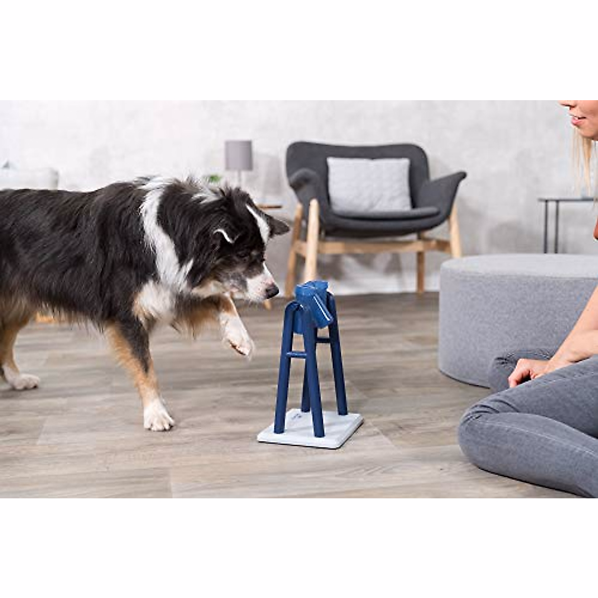 TRIXIE Turn Around Strategy Game, Intermediate Dog Puzzle Toy, Level 2 Activity, Treat Puzzle, Interactive Play, Enrichment