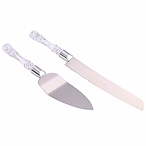 Aveks Wedding Cake Knife and Server Set