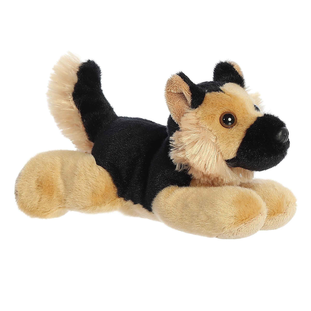 Aurora® Adorable Mini Flopsie™ Shep™ Stuffed Animal - Playful Ease - Timeless Companions - Black 8 Inches