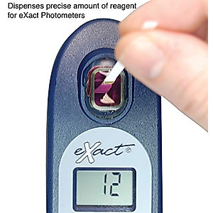 ITS 486201-KM Pool Exact EZ Photometer Master Pool Test Kit | 10 Parameters - F/C/T Chlorine, pH, Alkalinity, Calcium, Cyanuric, Copper, Salt, & Phosphate | 25 Tests All Parameters | NSF Certified