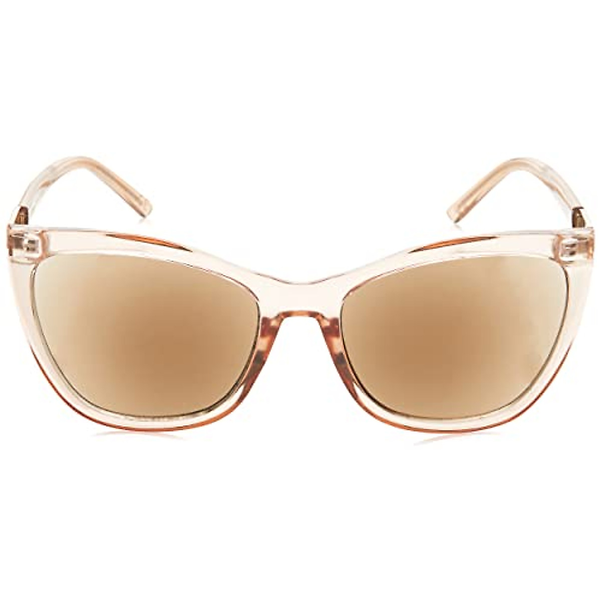 Sofia Vergara x Foster Grant Women's Sofia Full Lens SunReaders Cat-Eye Reading Glasses, Shiny Crystal Blush, 56 mm + 3