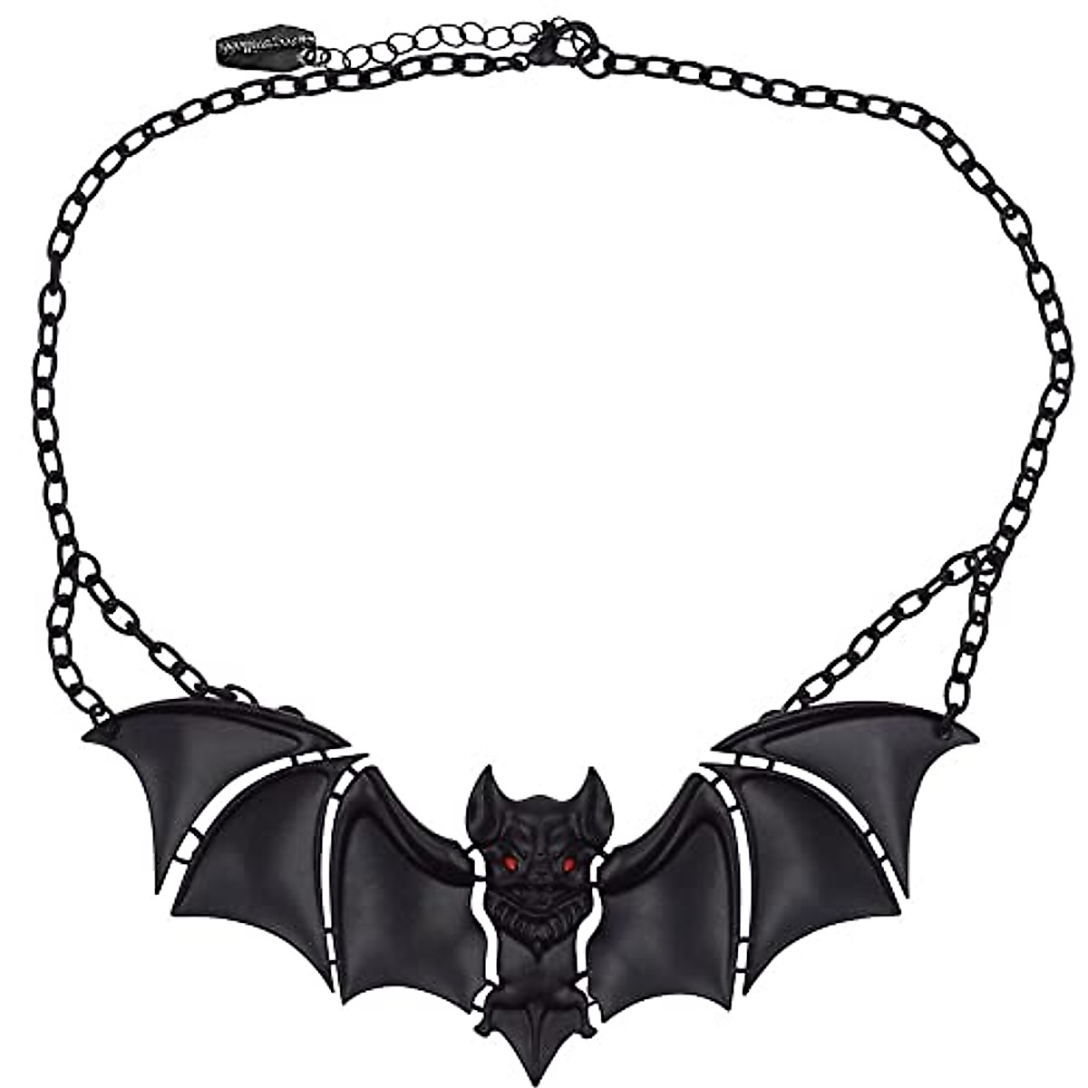 Kreepsville 666 Creature Of The Night Bat Black Horror Pendant Necklace