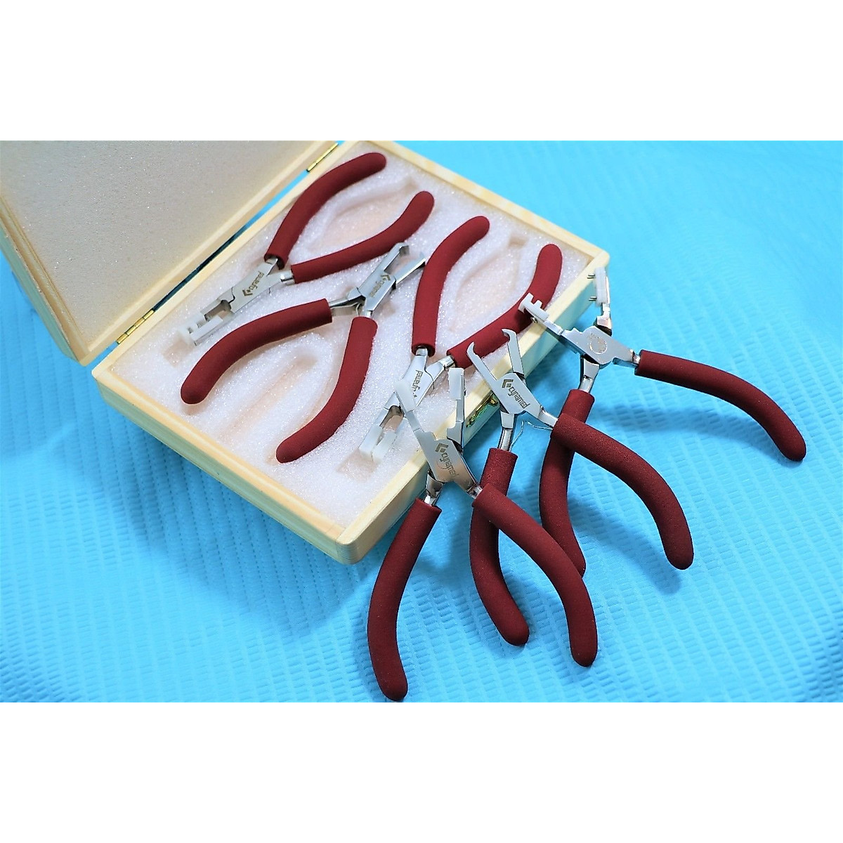 Quality Rimless Glasses Frame Silhousette Eyeglass Plier Set Optical Tool Kit-Optical PLIER