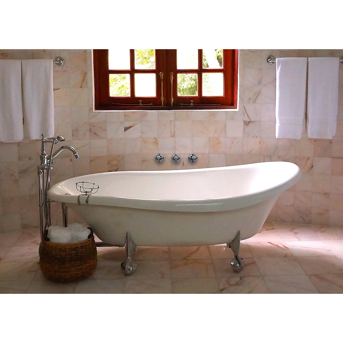 SENTO Bathtub and Shower 3 Handle Tub Trim Set For Central Brass Faucets Bathtub Shower, 10L-11H, 10L-11C, 10L-13D, Easy Installation, Heavy Duty Metal, Matte Black