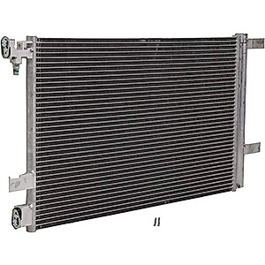 Kool Vue A/C Condenser Compatible with 2010 Buick Allure, Fits 2016-2018 Buick Cascada, Fits 2010-2016 Buick LaCrosse, Fits 2011-2017 Buick Regal With Receiver Drier GM3030285