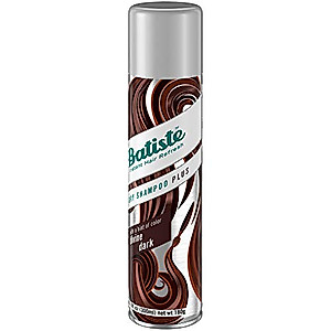 Batiste Dry Shampoo for Dark Hair, Refresh Hair and Absorb Oil Between Washes, Waterless Shampoo for Added Hair Texture and Body, 6.35 OZ Dry Shampoo Bottle