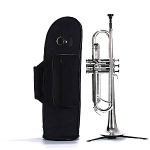 PAMPET Lightweight Trumpet Case Soft Trumpet Bag Compatible All Trumpet