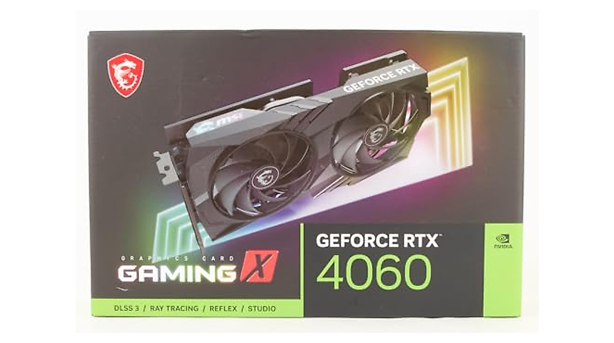 MSI GeForce RTX 4060 Gaming X 8G Graphics Card - Powerful & Compact