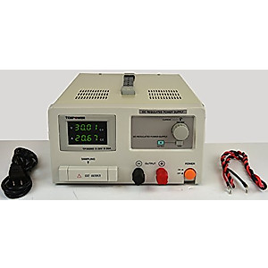 Tekpower TP12003D DC Adjustable Linear Power Supply, Input 120V, Output 0-120V @ 0-3A Adjustable,Transformer Type Clean Power Source (120Volt/3A), Better than HY3003D