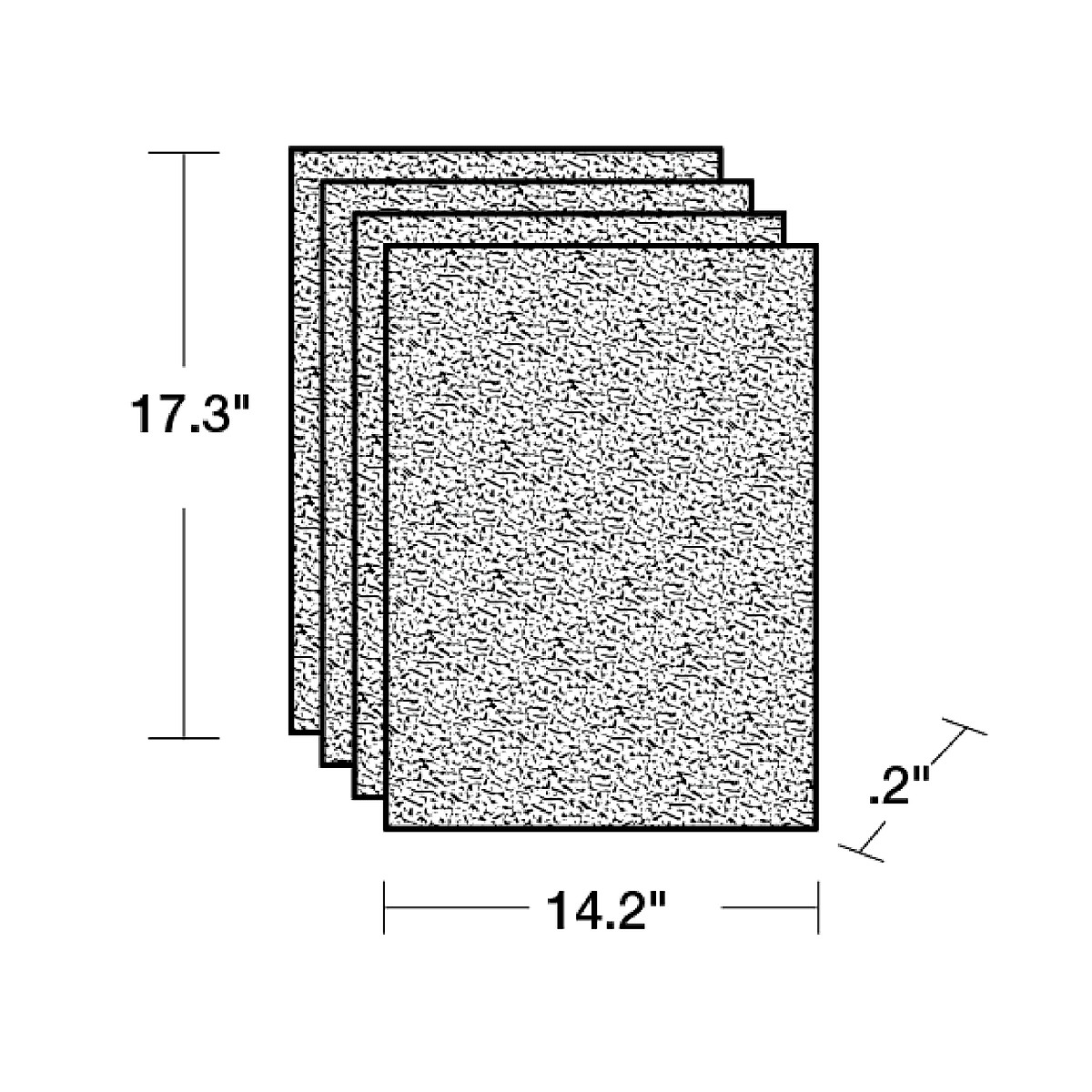 Honeywell HRF-A300 Air Purifier Pre Kit Filter, 4-Pack - Allergen Air Filter Targets Dust, VOC, Pet, Kitchen, and Wildfire/Smoke Odors