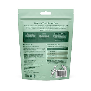 Fera Pet Organics Hip & Joint Goat Milk Cat & Dog – Vet Created - Joint Supplement for Dogs & Cats – Glucosamine for Dogs & Cats, MSM- 60 Servings