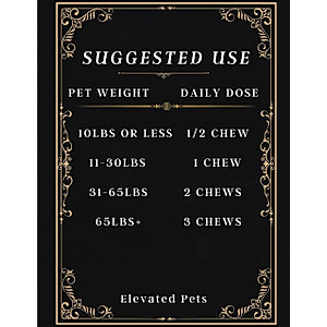 Ultra-Healthy Omega 3 Fish Oil Treats w/MSM, Glucosamine, Chondroitin, EPA/DHA for Dogs: Elevated Pets Fish Oil, Turmeric & Joint Supplement + Allergy Chews - Ultimate Dog Vitamin Supplement