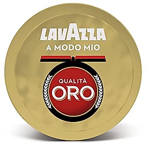 Lavazza A Modo Mio Espresso Qualita Oro Coffee Machine Capsules Pack of 12 Pods