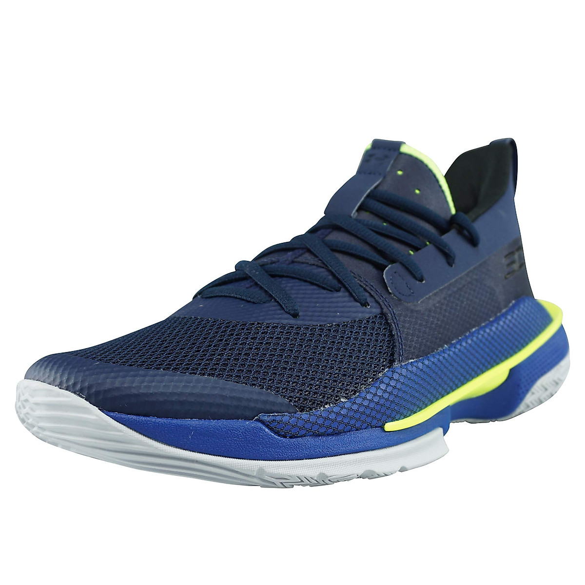 Under Armour Kids' Grade School UA Curry 7 Basketball Shoes 6 Navy