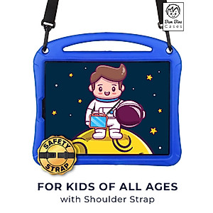 Bam Bino Space Suit - iPad 11 Pro Case, iPad Pro 11 Case for Kids, iPad Air 10.9 Case, iPad Air 5/ 4 Case, 2022 iPad Pro Case, iPad Air 4th Generation Case Kids, iPad Case Pencil Holder